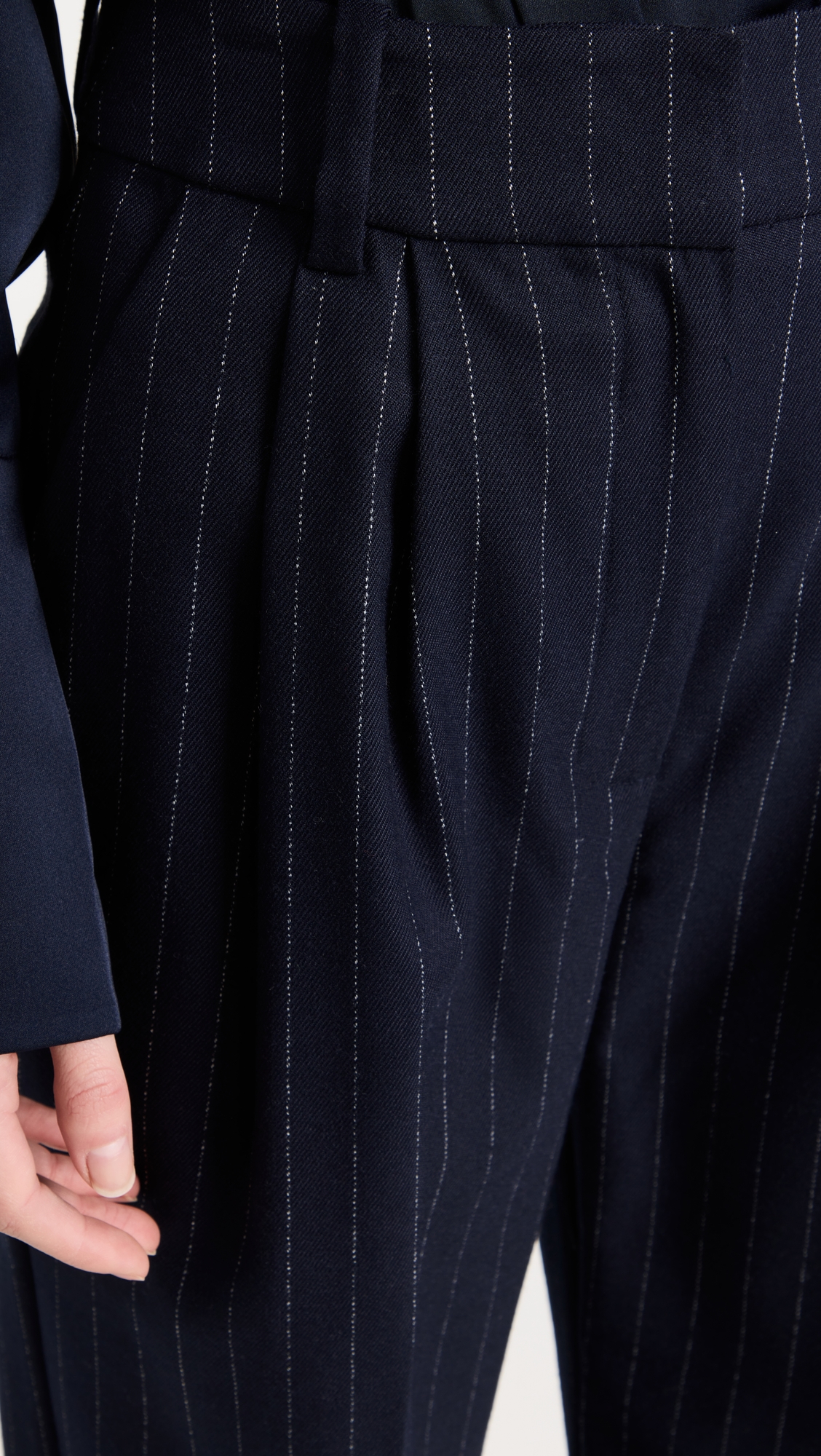 FAVORITE DAUGHTER Favorite Daughter The Favorite Pants - Pinstriped Wide Leg